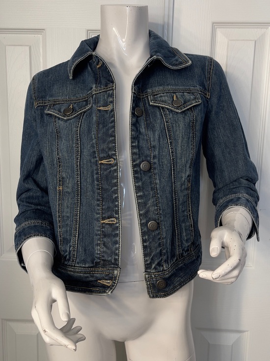 LOFT | Jackets & Coats | Loft Indigo Blue Denim Jean Jacket | Poshmark